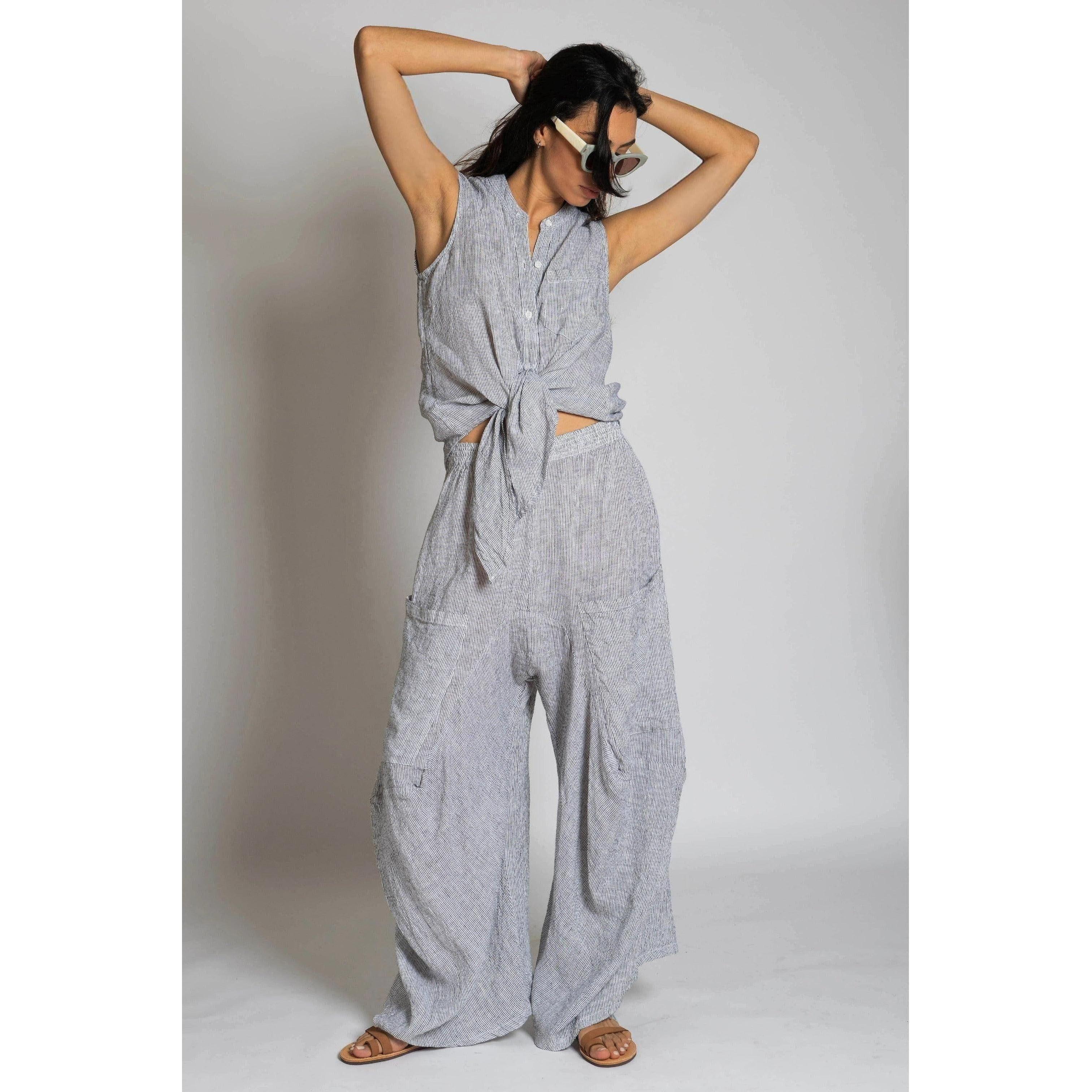 Striped Pantaloon Pants – La Luna Lifestyle